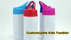 600ml Sublimation Tumbler Kids Water Bottle