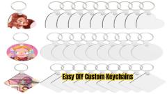 Custom Sublimation MDF Keychains DIY Guide