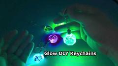 Glow In Dark Keychain Blanks DIY Custom Photo