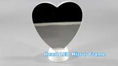 Heart Photo Frame Custom LED Mirror