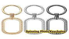 Custom Sublimation Rotary Keychains