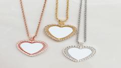 Personalized Heart Photo Necklace DIY Gift Idea