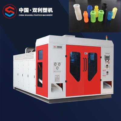 Cina 3 macchina di plastica dello stampaggio mediante soffiatura del PE della stazione del doppio della macchina 2l dello stampaggio mediante soffiatura dell'estrusione della testa in vendita