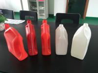 China PE Plastic Detergent Bottle Blow Molding Machine 2 Heads Fully Automatic for sale