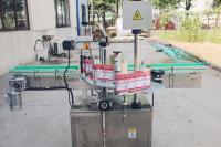 China High Speed Double Side Adhensive Automatic Label Sticking Machine 5000ml Sticker Labeling for sale
