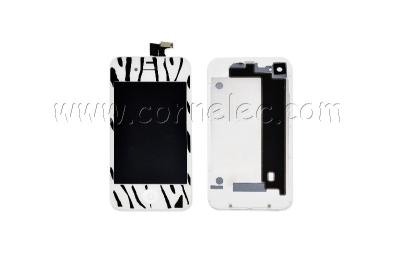 Chine Ensemble d'Iphone 4 de l'écran d'affichage à cristaux liquides de zèbre et de la couverture arrière, pièces de réparation pour Iphone 4, réparation d'Iphone à vendre