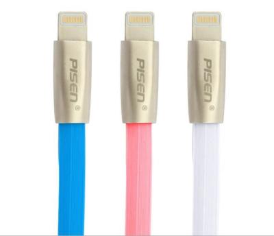Chine Pisen aluminum alloy lightning USB cable for Iphone X/8(plus)/7(plus)/6S(plus)/6(plus)/5(S,C)/Ipad air/mini à vendre