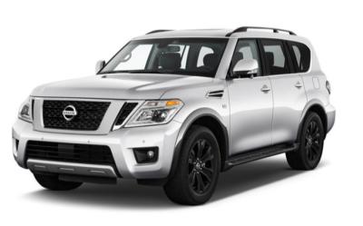 Cina Aluminum Black Roof Rack Cross Bars Set roof luggage rack For Nissan Armada 2017-2020 in vendita
