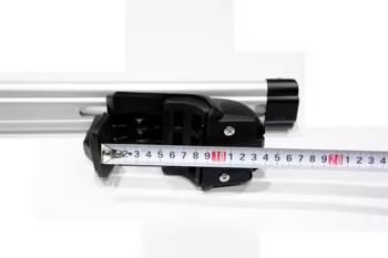 Cina Sunsing 8018+B6 Aluminum Car Roof Cross Bars Universal Accessories Flush Rails Big Clamp Opening Aluminum Roof Mount in vendita