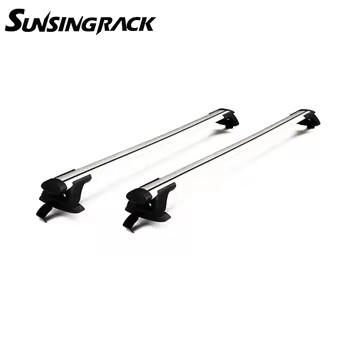Cina Sunsing 8155 Universal Aluminum Cross Bar Luggage Roof Rack Naked Roof Mount with Locks and Kits for Car Roof Use in vendita