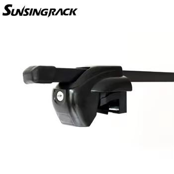 China Sunsing 8114B+B3 Duurzaam staal Auto dak Kruisbalken Universaal dak Verhoogde rails Zink bekleding Dubbele zijkanten Auto rack Te koop