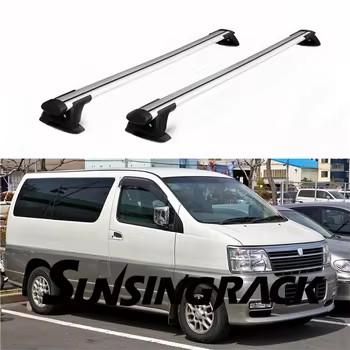 Cina Sunsing 8155 Universal Aluminum Cross Bar Luggage Roof Rack Naked Roof Mount with Locks and Kits for Car Roof Use in vendita