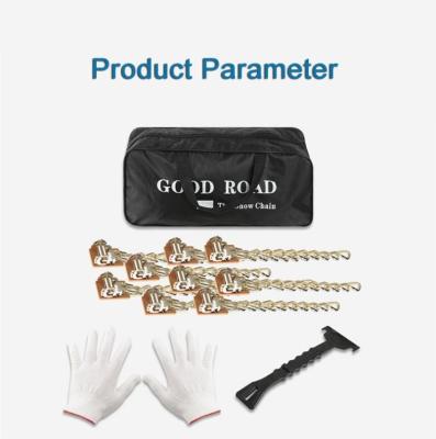 Cina Durable New Style Universal Anti-Skid Snow Chains Exterior Accessories with Coarse Manganese Steel in vendita