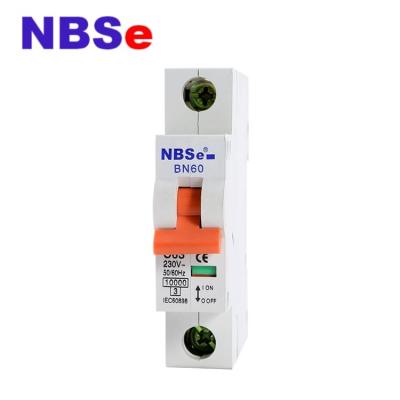 Cina Interruttori miniatura di NBSe BN60 fino ad un massimo di 63 A (10 Ka), bordo industriale in vendita