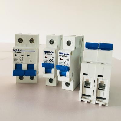 Cina NBSB1 piccolo interruttore di serie 1P 20A, contenitore di interruttore miniatura in vendita
