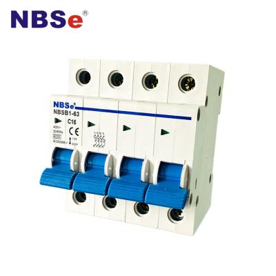 Cina NBSB1 serie 2P 6kA un interruttore di 10 amp, tipo CA del commutatore di MCB 230V/400V in vendita
