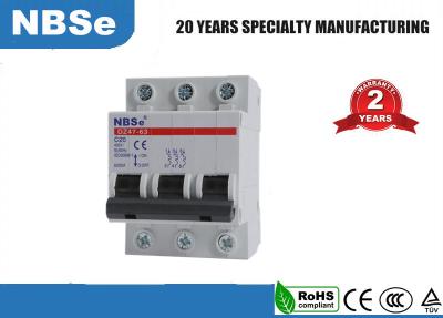 Cina Commutatore elettrico di NBSe DZ47 Mcb, norma dell'interruttore IEC60898 della curva di D in vendita