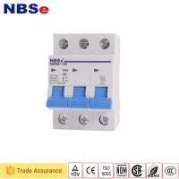 China CE 3P Fire Proof Shell Silver Point Mini Electric Micro Circuit Breaker for sale