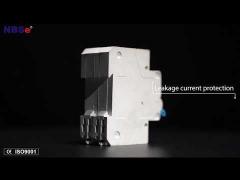 Tipo C Rcbo di NBSB6-63LM un interruttore automobilistico di 32 amp