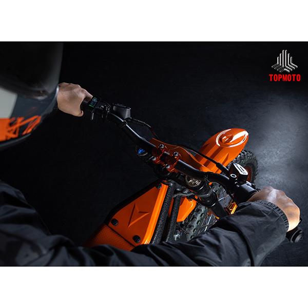 Quality 72V 4kW Electric Dirt Motorcycle 100km 1850mm Electric Dirt Bike Adult for sale