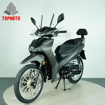 China 123.7cc Air Cooled Engine Underbone Motorcycle with Full Helmet Box and Maintenance-Free Battery for sale