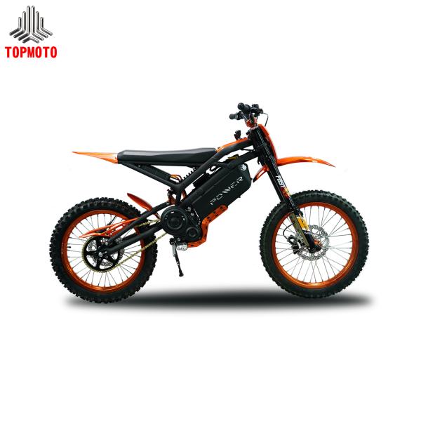 Quality 10kW Peak Power 72V 40Ah LG Lithium Battery Electric Dirt Motorcycle with Custom Adjustable Suspension for sale