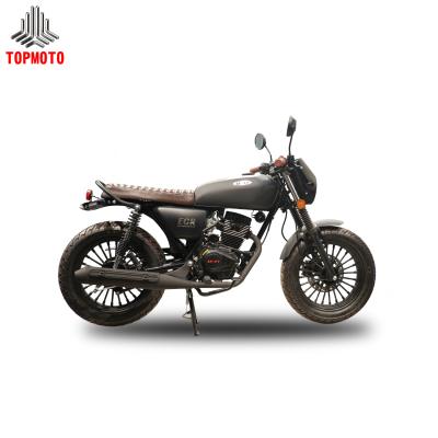 China 125cc Retro Motorcycle with Single-Cylinder Engine, Kick & Electric Start, and LED Lights for Urban Commuting for sale