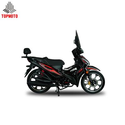 China 107cc Underbone Motorcycle with 4-Speed Semi-Automatic Transmission and LED Headlight for Urban Commuting for sale