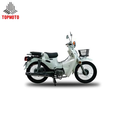 China 107cc Horizontal Air-Cooled Underbone Motorcycle with 4-Speed Semi-Automatic Transmission and 150kg Load Capacity for sale