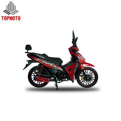 China 107cc Horizontal Single-Cylinder Underbone Motorcycle with 4-Speed Semi-Automatic Clutch and Electric & Kick Start for sale