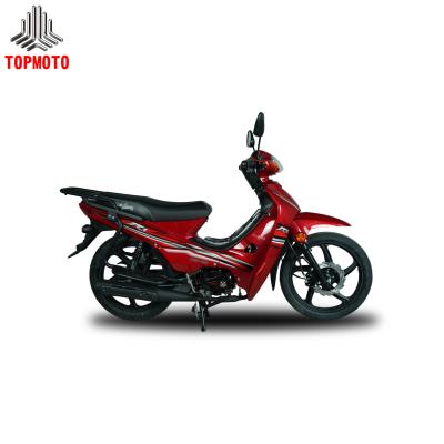 China 107cc Horizontal Engine Underbone Motorcycle with 4-Speed Semi-Automatic and Dual Start System for sale