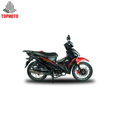 China 107cc Air-Cooled Underbone Motorcycle with 4-Speed Semi-Automatic Transmission and LED Lighting for sale