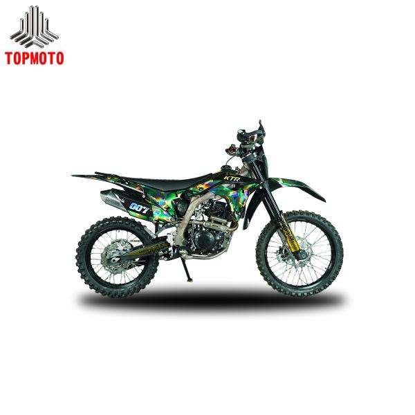 Quality 225ml Off-Road Motorcycle with LED Lens Headlight, 1440mm Long Wheelbase for Stability, and Maintenance-Free Gel Battery for sale