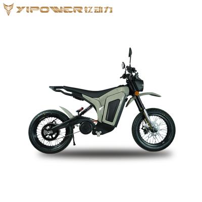 China 90km/h Dual Speed High Torque 320N.m E-motorcycle with 45° Climbing Angle for Off-road Performance for sale