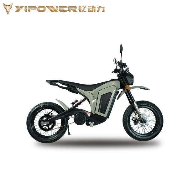 Quality 90km/h Dual Speed High Torque 320N.m E-motorcycle with 45° Climbing Angle for Off-road Performance for sale