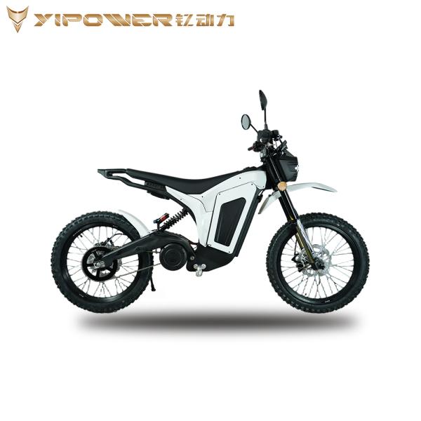 Quality Lightweight 6000W Peak Power Electric Dirt Bike with 130km Max Range and Carbon Fiber Frame for sale