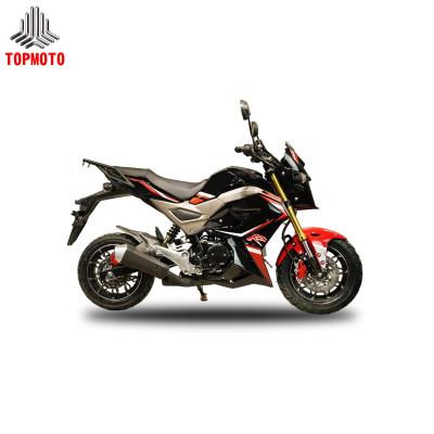 China 107cc 80km/h Adjustable Front Shock Air Cooled Motorbike with Front & Rear Disc Brake for sale