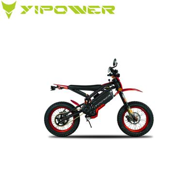 China Full Adjustable Suspension Electric Motorcycle, Inverted Front & Gas-assisted Rear Shock, High Ground Clearance, Stable & Comfortable for All Terrains for sale