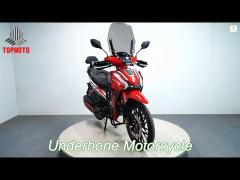107cc horizontal single-cylinder underbone motorcycle with 4-speed semi-automatic clutch