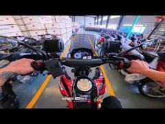 Red Black Street Dirt Bike Riding Motorcycle 271.3cc Off Road Machine