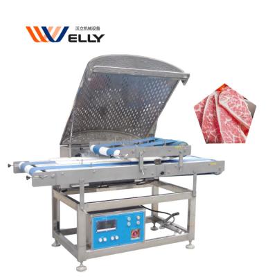 China Automatic Chicken Goat Pork Meat Steak Born Cutting Machine 220V for sale