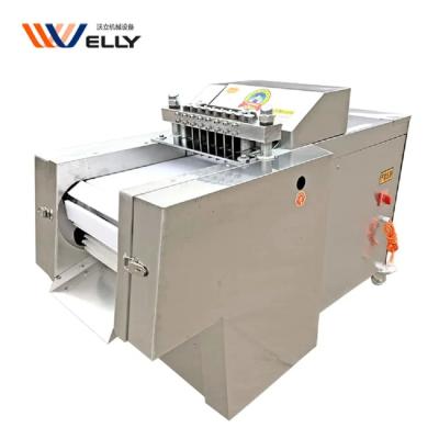 China Factory Price 600kg/H Meat Cube Cutter Machine Electric Meat Dicing Machine Welly Frozen Meat Block Cutting Machine for sale