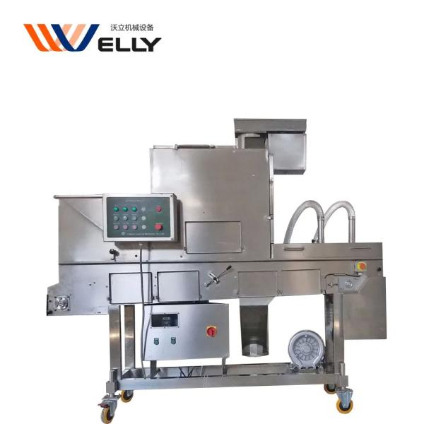 Quality Commercial Chicken Escalope Potato Patty Starching Machine Fish Nuggets Starching Machine for sale