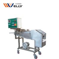 China Automatic Hamburger Patty Beef Cutlet Starching Machine Chicken Fillet Starching Machine for sale