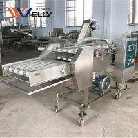 China Automatic Hamburger Patty Beef Cutlet Starching Machine Chicken Fillet Starching Machine for sale