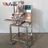 China High Capacity Chicken Escalope Starching Machine Meat Pie Making Machine Burger Patty Process Line for sale
