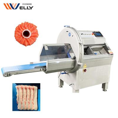 China High Capacity Automatic Frozen Meat Bacon Ham Meat Slicing Slicer Machine Automatic 3mm for Meat for sale