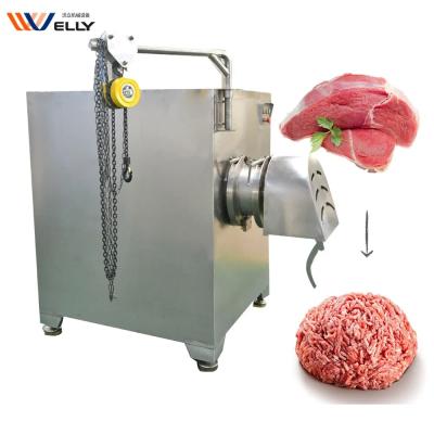 China Jr-300 Industrial Electric Frozen Chicken Meat Grinder Grinding Beef Mincer Machine Price Frozen for sale
