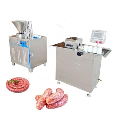 China Professional Pork Chicken Fish Sausage Binding Knotting Linker Tie Stuffer Machine Sausage Tying Machine for sale