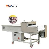 China Conveyor Type Food Ring Segment Cutting Machine for Squid Chicken Leg Chili Octopus Processing for sale